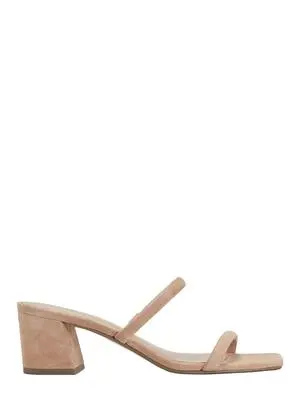 Everlane Double Strap Heel Blush Tan