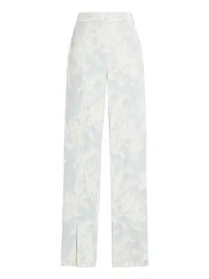 ZIMMERMANN Embroidered Tapered Jeans