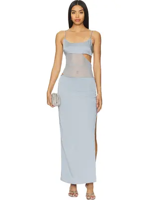 Bec & Bridge Mari Lou Maxi Dress - Dove Blue