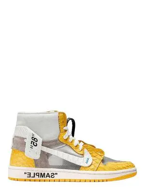 THE SURGEON Canary Diamond Lux Dunk Sneakers - Yellow