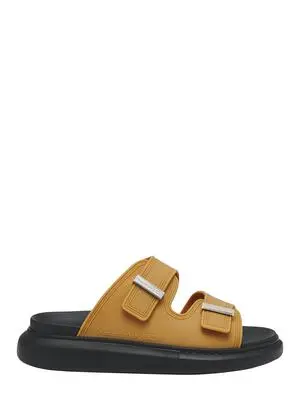 Alexander McQueen Oversized Hybrid Sandals Brown