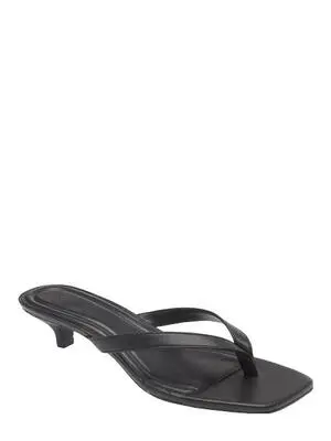 OPEN EDIT Tori Kitten Heel Sandal - Black