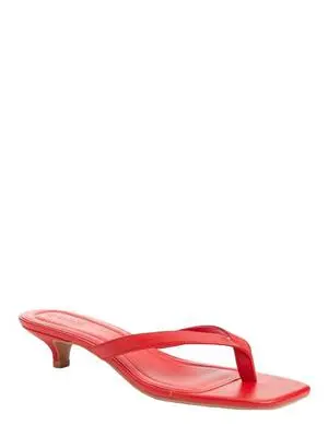 OPEN EDIT Tori Kitten Heel Sandal - Red Rapture