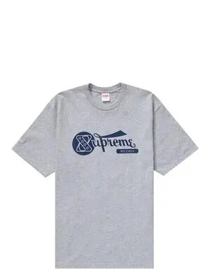 Supreme Records Tee Shirt Heather Grey