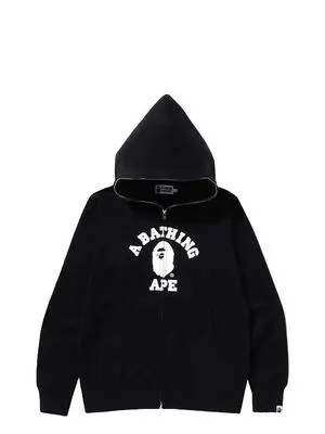 A BATHING APE College Full Zip Hoodie
