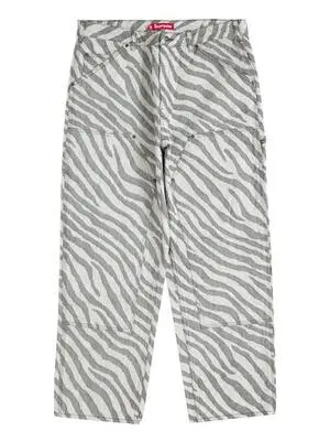 Supreme Double Knee Painter Pant - Zebra