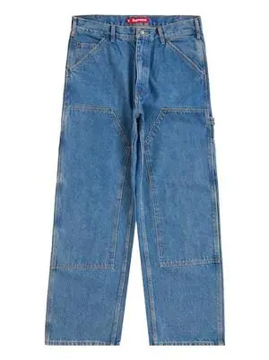 Supreme Double Knee Painter Pant - Washed Indigo