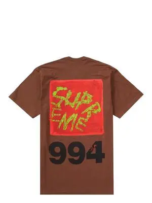 Supreme Paint Tee Shirt - Brown