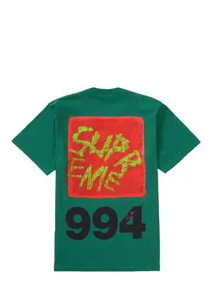 Supreme Paint Tee Shirt Green
