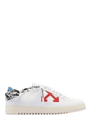Off-White Off 2.0 Low Top Arrow Sneakers - White/red/blue
