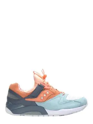 Saucony Grid 9000 Premier Sneakers - Blue/white/peach