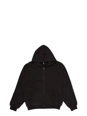 Yeezy X Gap Zip Up Exclusive Hoodie - Poetic Black (faded Acid Wash)