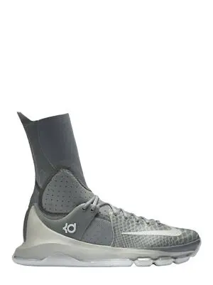 Nike KD 8 Elite High-Top Sneakers Wolf Grey/cool Greyone-colorwhite