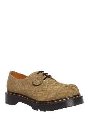 Dr. Martens 1461 Bex Made In England Hairy Suede Oxfords - Tan,brown