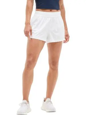 Athleta Weekender Mid Rise 3" Run Short - Bright White