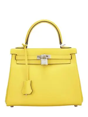 Hermès Hermès Swift Kelly Retourne 25 Jaune De Naples
