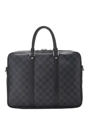 LOUIS VUITTON Damier Graphite Porte-documents Voyage - Black