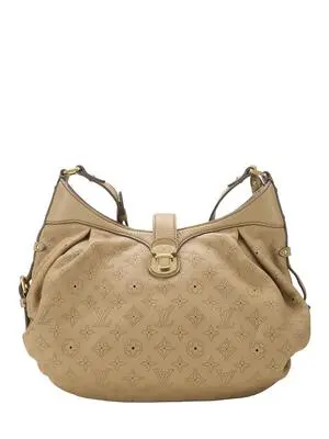 LOUIS VUITTON Monogram Mahina Leather Xs Hobo - Beige