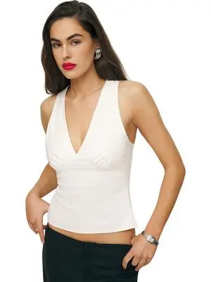 REFORMATION Meg Top - Ivory