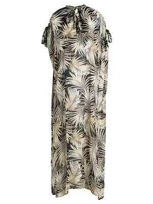 FISICO Floral-print Maxi Dress - Black