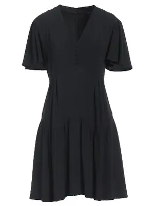 The Kooples Mini Flared Dress - Black