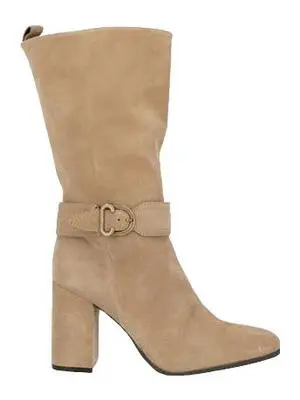 CARMENS Ankle Boots In Leather - Beige