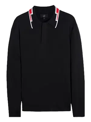 Dunhill Mulberry Silk Sweater - Black