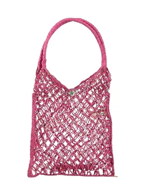 MADE FOR A WOMAN Shoulder Bag Textile Fibers - Pink
