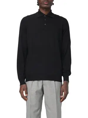 Brunello Cucinelli Brunello Cucinelli Long Sleeve Polo Shirt Black