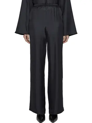 LOU LOU STUDIO Wide Leg Trousers Black