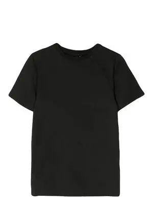ENTIRE STUDIOS Crew-neck Cropped T-shirt - Black