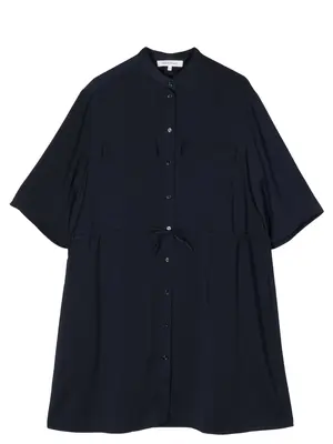 Maison Kitsuné Button-up Mini Dress - Blue