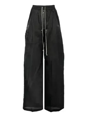 Rick Owens Pressed-crease Trousers - Black