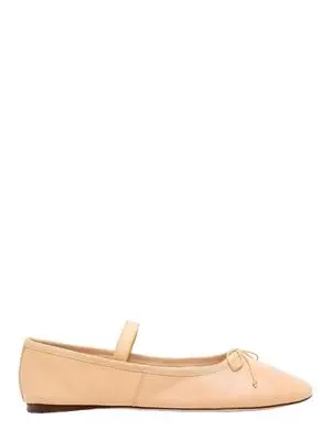 LOEFFLER RANDALL Leonie Leather Ballet Flats - Orange
