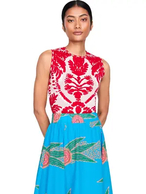 MARIE OLIVER Marie Oliver Melba Tank Ruby