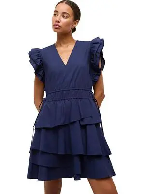 MARIE OLIVER Marie Oliver Genette Dress Navy
