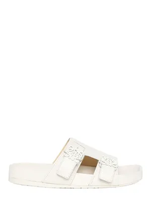 Loewe LOEWE Ease Goatskin Slides White