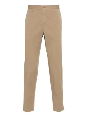 Incotex Tapered Cotton Chino Trousers - Brown