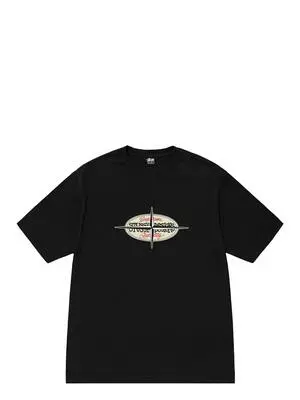 StÜssy Points Pigment Dyed Tee - Black