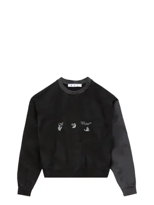 Off-White Tie Dye Crewneck - Black