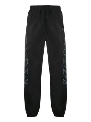Off-White Diag Nylon Trackpant /light Blue - Black