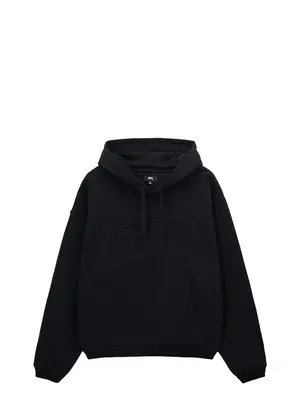 StÜssy Relaxed Oversized Hoodie - Black