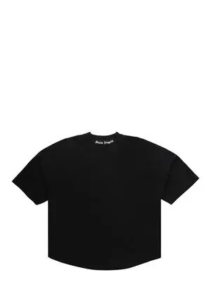 Palm Angels Classic Logo Over Tee /white - Black