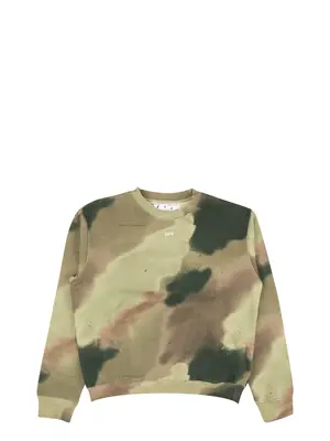 Off-White Camo Stencil Crewneck - Green