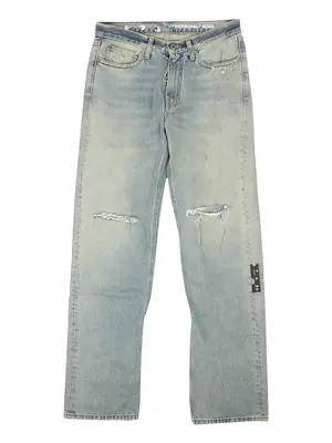Off-White Diag Broken Jeans - Blue