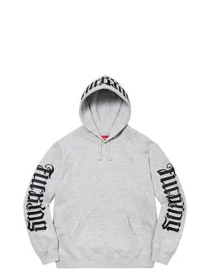 Supreme Ambigram Hooded Sweatshirt 'heather - Grey