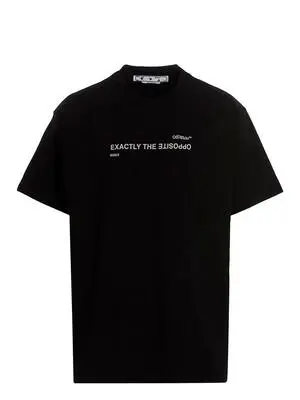 Off-White Spiral Short-sleeve Tee - Black