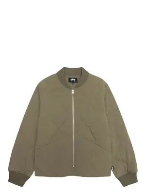 StÜssy 8 Ball Quilted Liner Jacket - Green