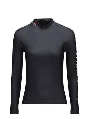 Perfect Moment Tempest Rash Guard Top - Black