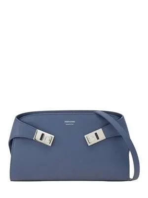FERRAGAMO Hug Crossbody Bag - Blue